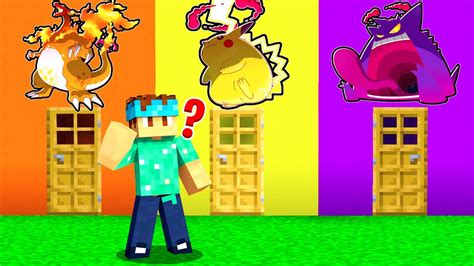 Dont Choose the Wrong GIGANTAMAX Door in Pixelmon Minecraft Pokémon