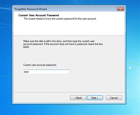 how to create and use a windows 7 password reset disk daossoft