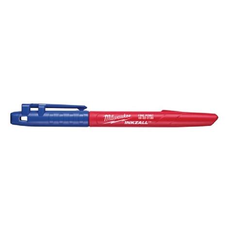 ROTULADOR PERMANENTE INKZALL PUNTA EXTRA FINA AZUL REF 4932492126