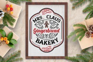 Mrs Claus Bakery Christmas SVG Graphic By Tatiana Cociorva Creative