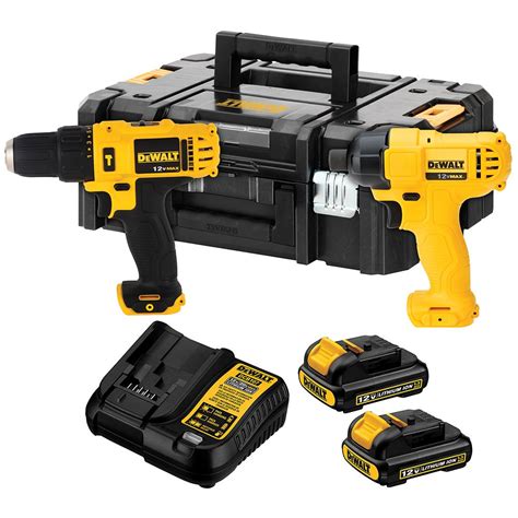 Combo Parafusadeira Furadeira De Impacto DCD716 DEWALT DCK202C2T