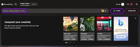 Cómo Usar el IA Generador de Imágenes Bing AI en Móvil y Web