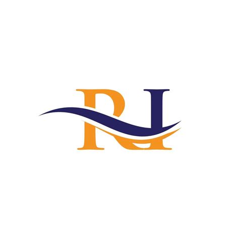 RI Linked Logo For Business And Company Identity Creative Letter RI