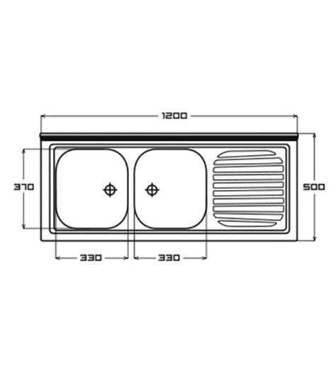 Lavello Cucina Appoggio Apell Mod Pisa In Acciaio Inox Misura Cm