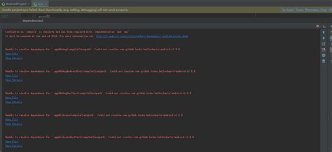 unable to resolve dependency for app releaseunittest compileclasspath could not resolve com