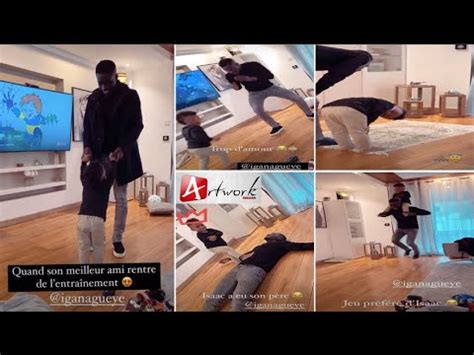 Idrissa Gana GUEYE Et Son Fils ISSAC Quils Sont Mignons Et Complices