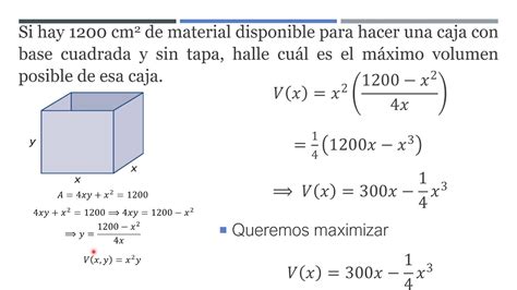 Calcular Volumen Maximo De Una Caja Printable Templates Free