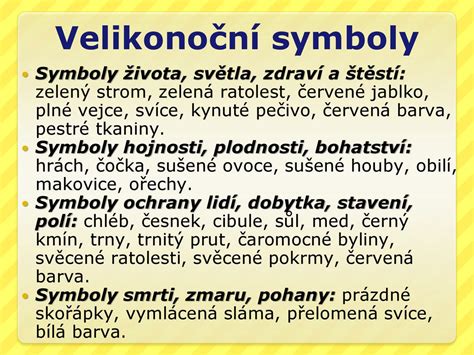 Velikonoce zvyky a tradice ppt stáhnout