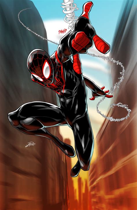 Miles Morales Ultimate Spider Man By JayReedArt On DeviantArt