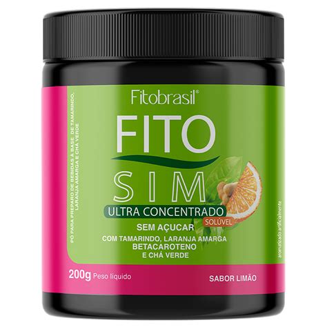 Chá misto de Tamarindo Fito Sim 200g sabor Limão Fitobrasil