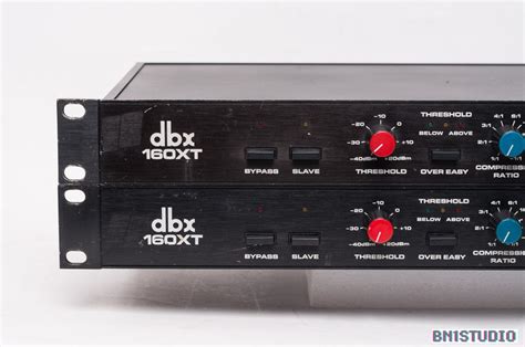 Dbx Xt Compressors Stereo Pair Close Serials Set Bn Studio
