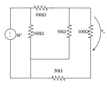 SOLVED Use Kirchhoffs Laws And Ohms Law To Calculate The Voltage