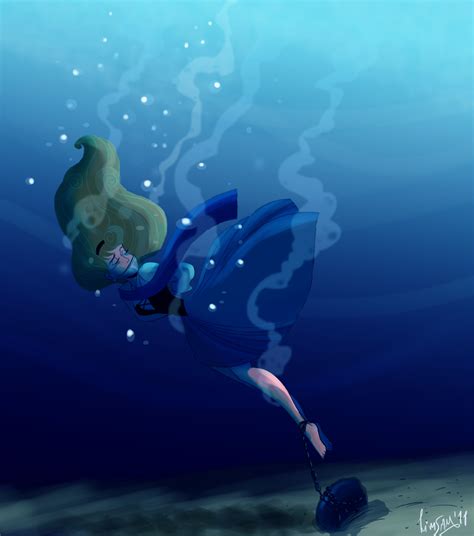 Drowning Women Underwater Photography Cumception