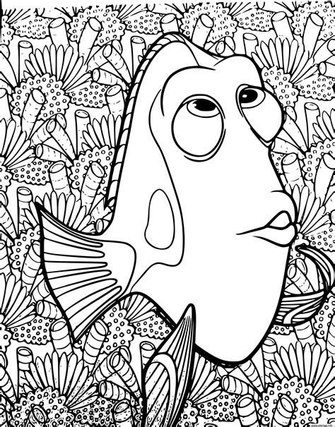 Coloriage Dory Cherche Nemo Dessin