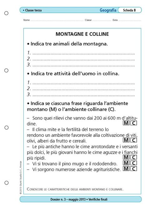 Montagne E Colline Giunti Scuola