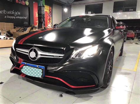 For Mercedes Benz W205 C250 C300 C43 GT R AMG Style Grill Grille Front