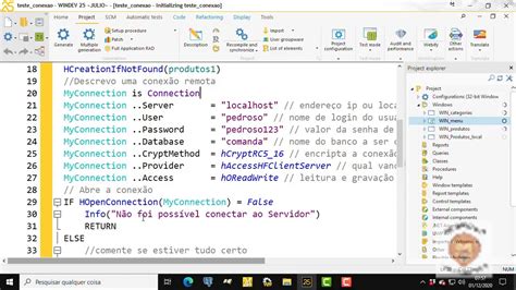Guia Windev 25 aula 312 Usando conexões YouTube