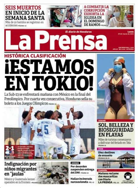 Peri Dico La Prensa Honduras Peri Dicos De Honduras Edici N De