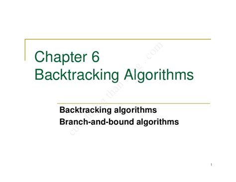 [pdf]phân tích và thiết kế giải thuật Đh bách khoa hcm trương tuấn anh chap6 backtracking