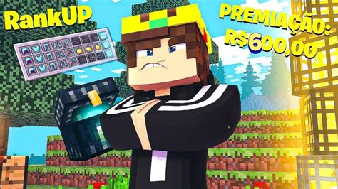 Jogando No Novo Servidor De Rankup Op Spawners Bosses Para