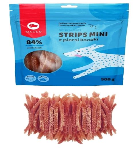 Maced Suszone Miękkie Paski z Piersi Kaczki 500g 13127580697 Allegro pl