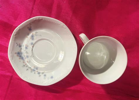 Porcelana Mitterteich Bavaria Komplet filiżanka plus talerzyk