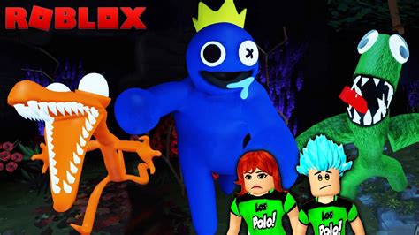 Blue Green Y Orange Nos Quieren Atrapar Los Polo En RAINBOW FRIENDS