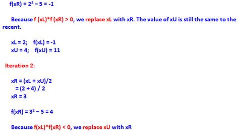 bisection method numerical methods