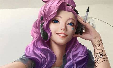 Seraphine Lol Wallpapers Wallpaper Cave