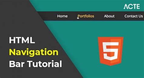 Create A Top Navigation Bar Using HTML Tutorial Learning Path