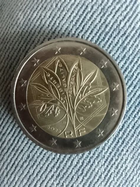 PIÈCE DE 2 euros Arbre de Vie 2022 Liberté Égalité Fraternité EUR 2 000