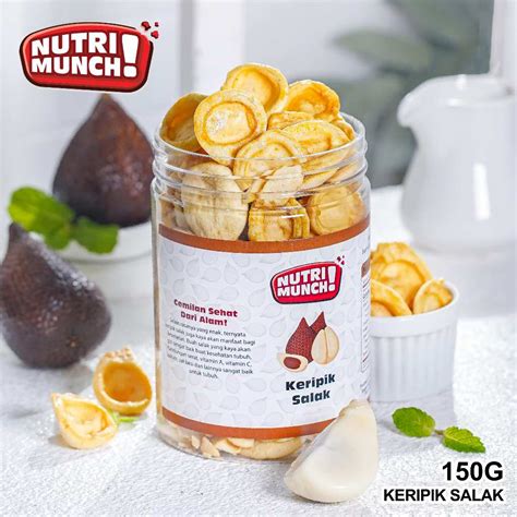 Jual NUTRIMUNCH KERIPIK BUAH SALAK 100 GRAM 150 GRAM 200 GRAM ASLI BUAH