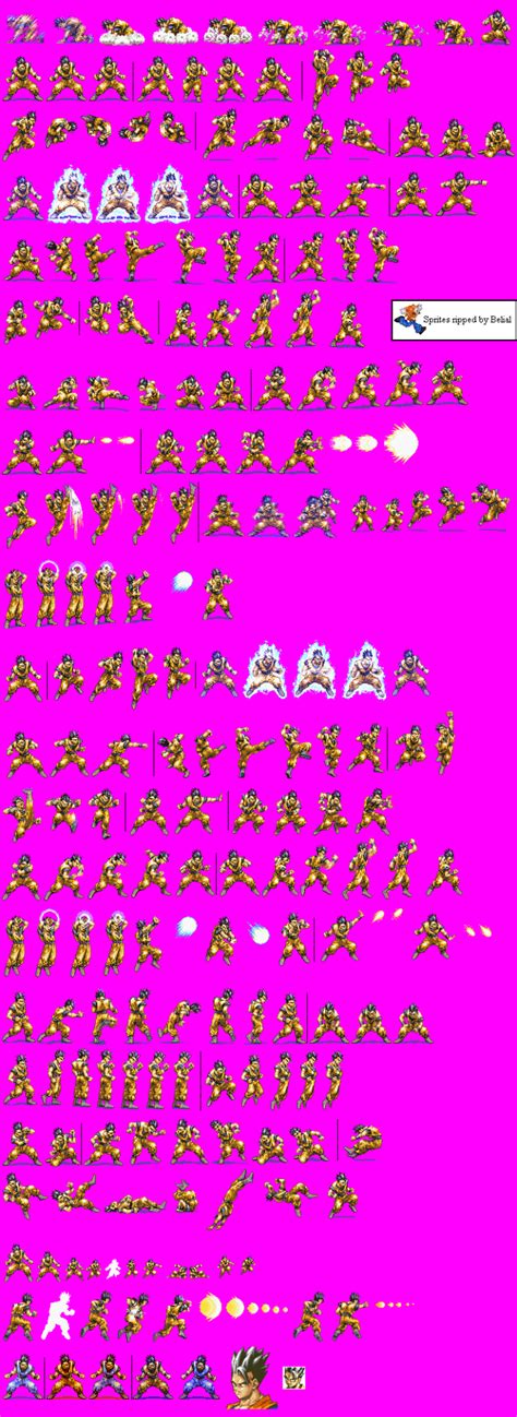 Welcome To Sprite World Gohan Sprite Sheet Dragon Ball Z Hyper