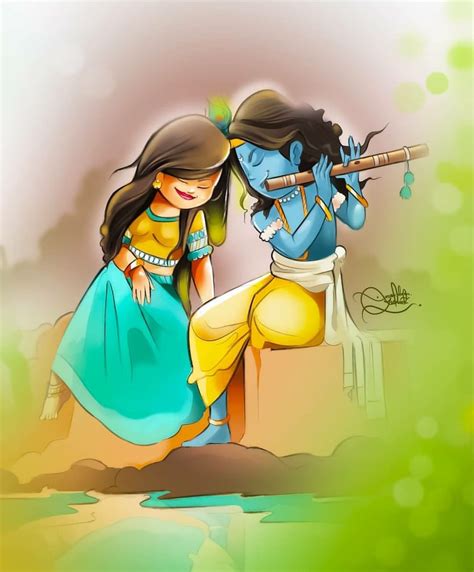 Lord Krishna Cartoon Hd Wallpapers 1920x1080 List Of Radha Krishna
