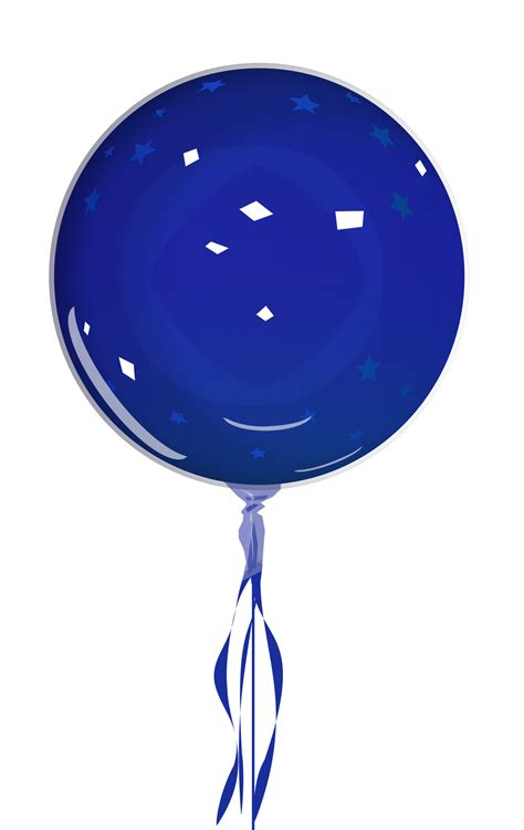 Globo Color Azul PNG Diseños de globos Diseño de cumpleaños Color azul