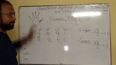 Trigonometric Ratios Of The Angels Part 3 YouTube