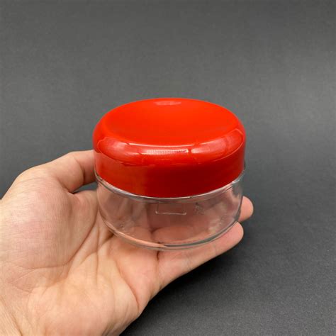 230 Cc Cam Kavanoz Kirmizi Plastik Kapakli 230 Ml Cam Kavanoz Genis