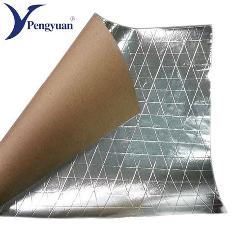 Reinforced Reflective Aluminum Foil Fsk Roof Insulation Scrim Kraft