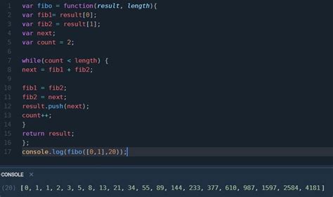 fibonacci sequence algorithm with javascript by faris kanbur cnk tech medium