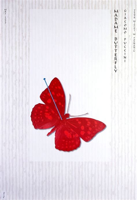 Madame Butterfly Polish Opera Poster