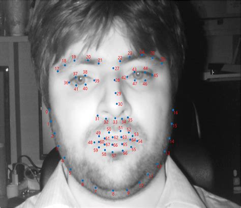 Examples Of Detected Facial Feature Points And Their Corresponding
