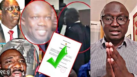 ENFIN BONNE NOUVELLE VIENT DE TOMBÉ OUSMANE SONKO BABACAR TOURÉ YouTube