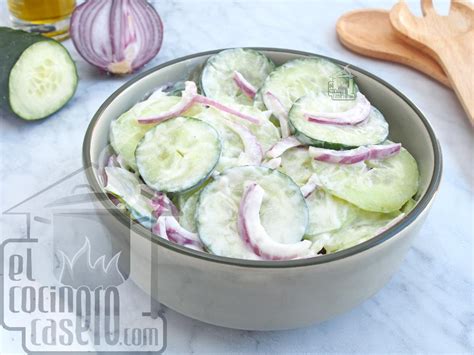 Ensalada De Pepino El Cocinero Casero Ensaladas