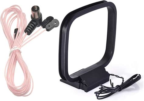DEDC Antenne FM Dipole 75ohm Antenne Dipole Intérieure et Antenne AM