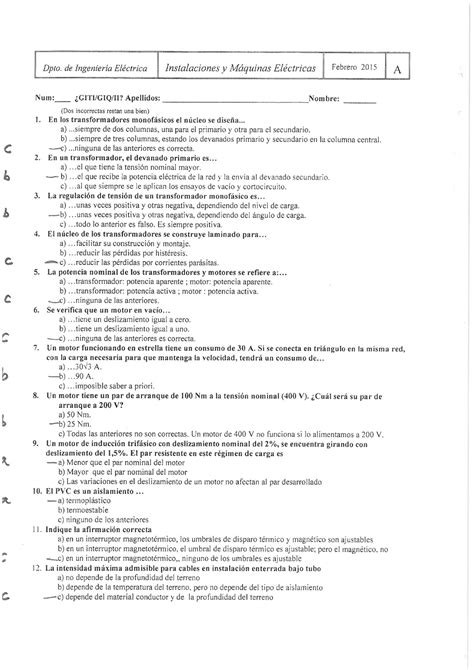 Exámen febrero 2015 preguntas y respuestas 0 Dpro Instalacionesy