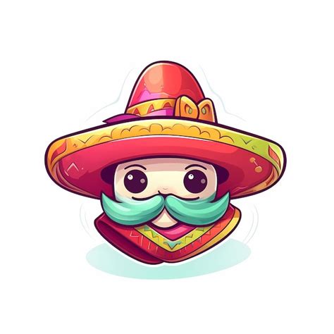 Un Personaje De Dibujos Animados Con Sombrero De Vaquero Y Bigote