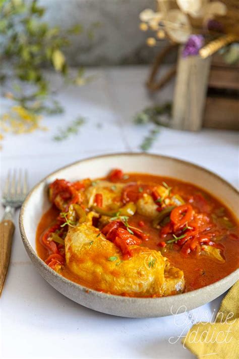 Poulet Basquaise Au Cookeo Cuisine Addict