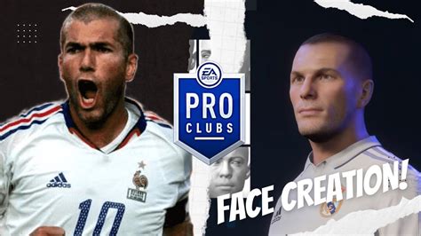 FIFA 23 ZINEDINE ZIDANE Face Creation YouTube