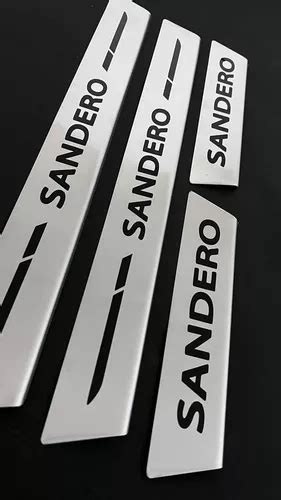 Kit Protector Pisapuertas Renault Sandero Acero Satinado Cuotas Sin