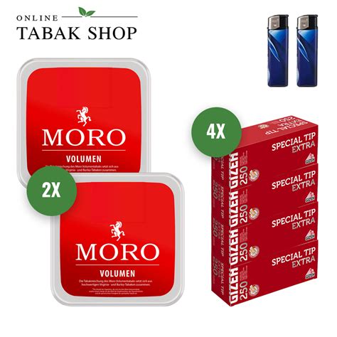 Moro Rot Volumentabak X G Gizeh Special Tip Extra H Lsen